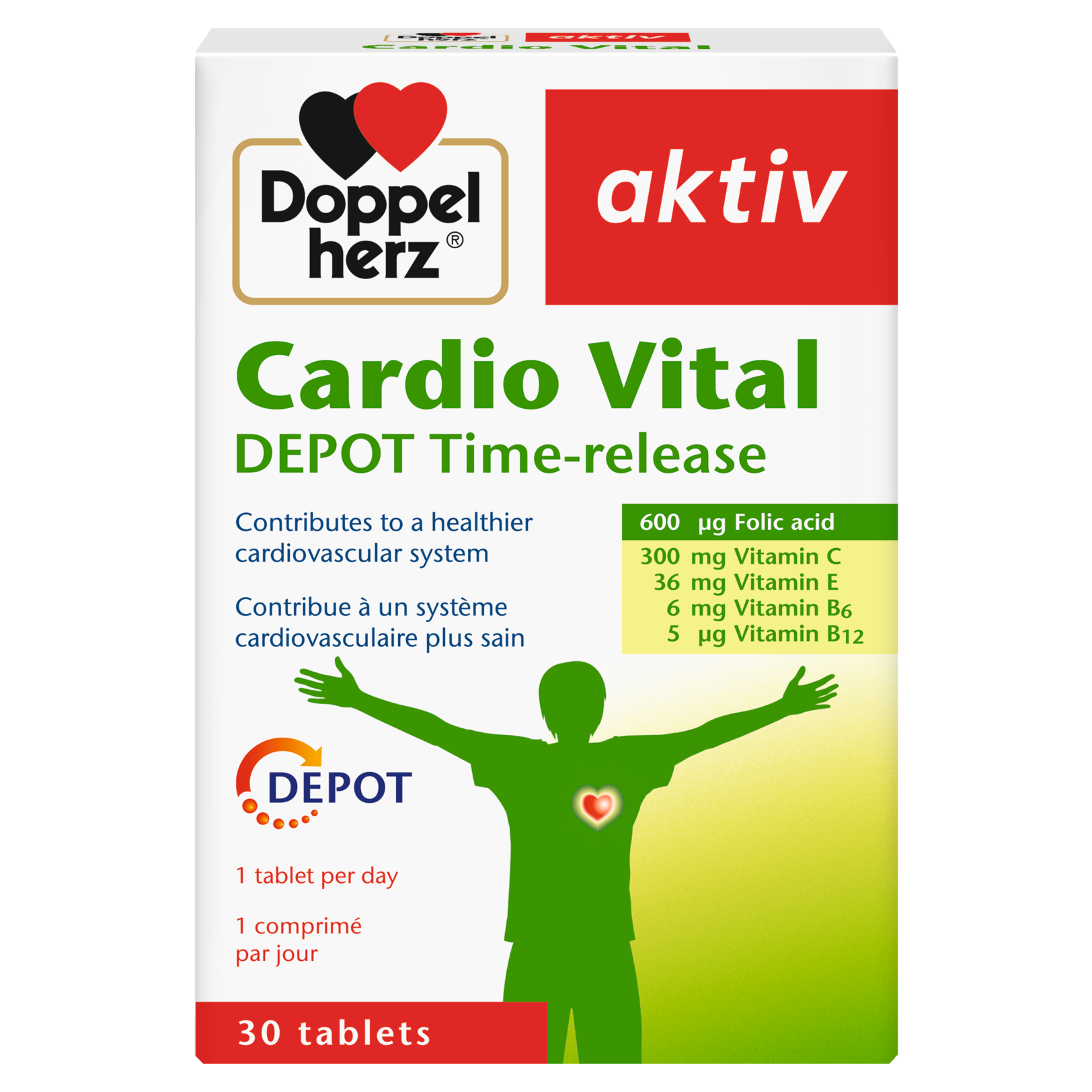 Doppelherz Garlic capsules with hawthorn